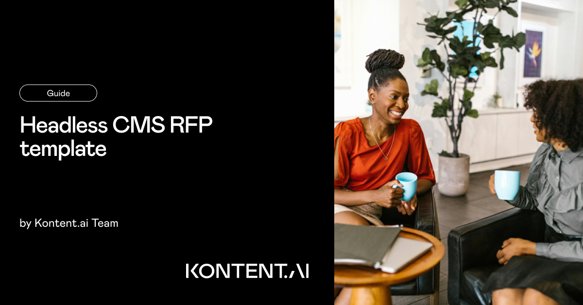 Headless CMS RFP template | Kontent.ai